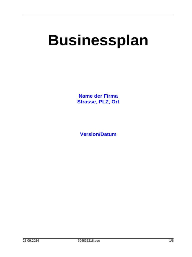 Model e Business Plan | PDF