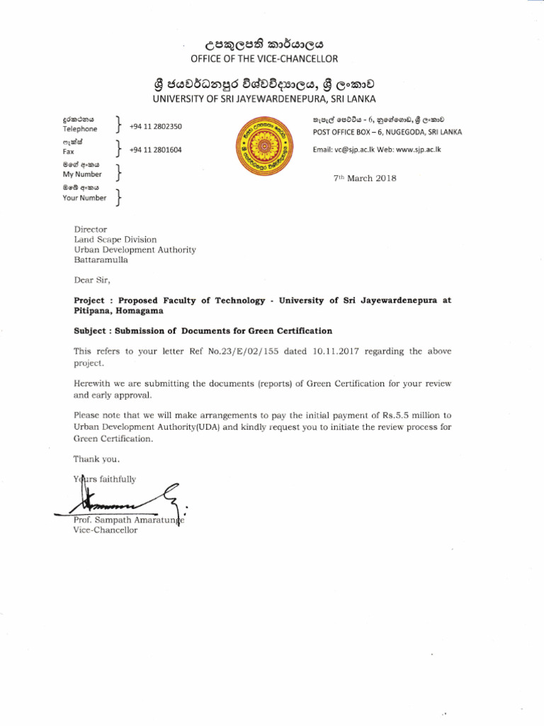 Documents for Green Certification | PDF