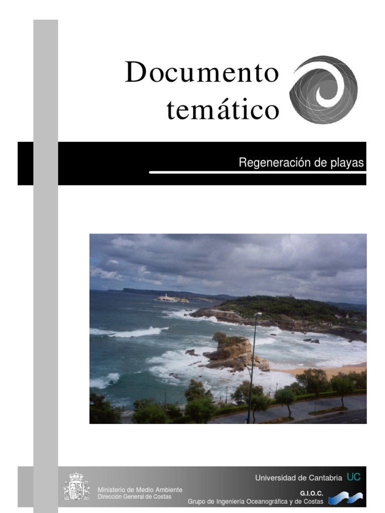 Documento Tematico de Regeneracion de Playas | PDF | Diseño | Olas