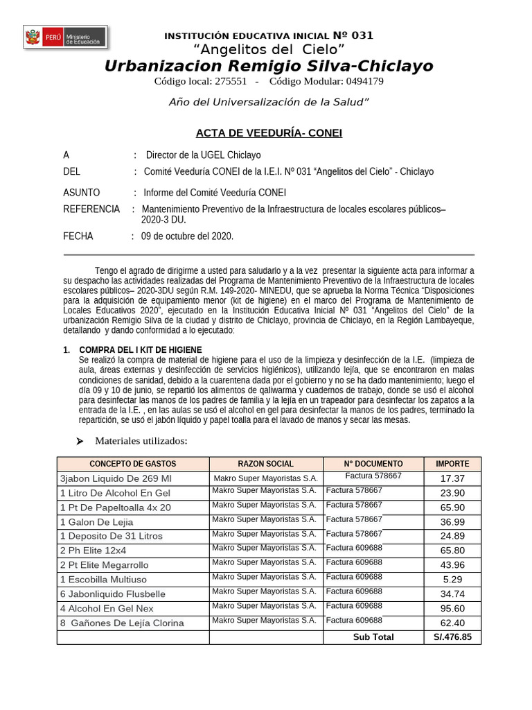 Acta Conei 2020 3du | PDF