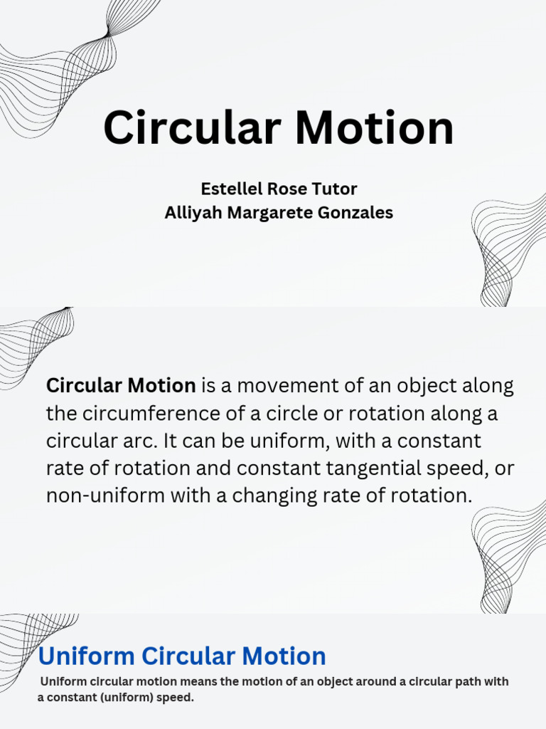 Circular-Motion Tutor and Gonzales | PDF