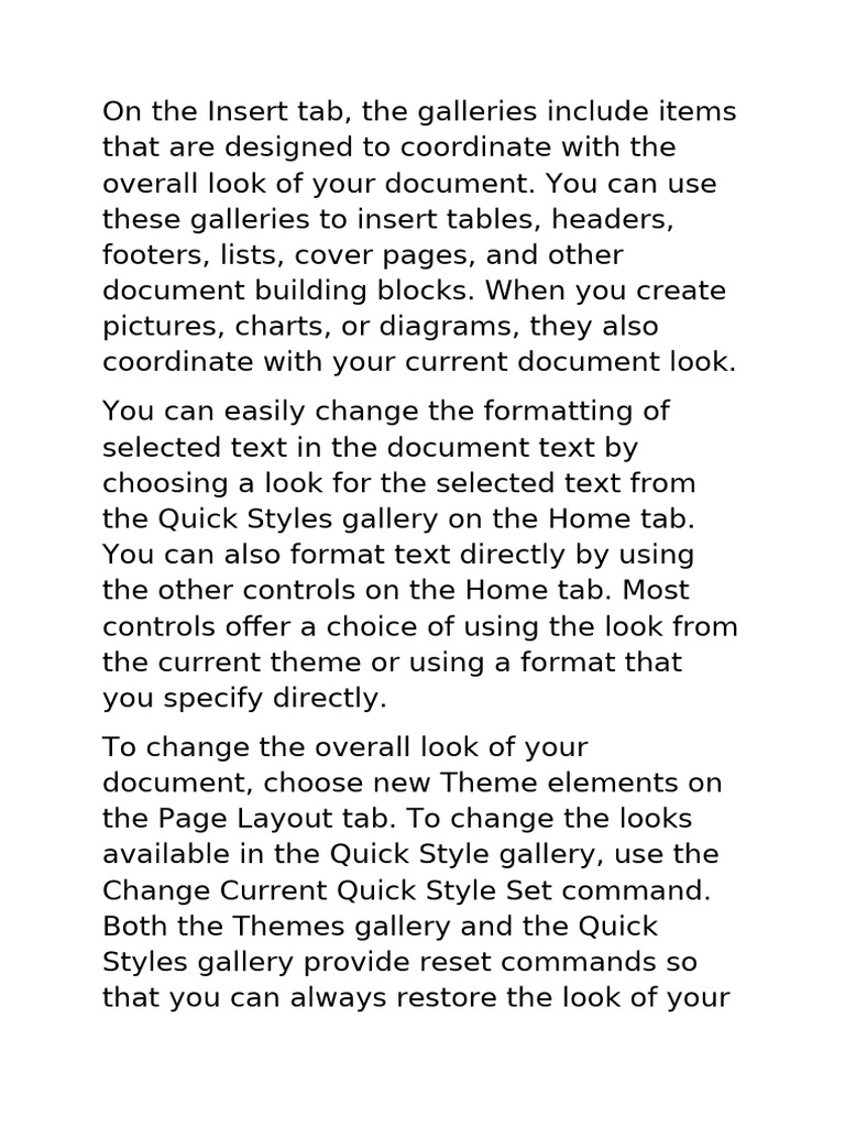 Ms Word 2 | PDF