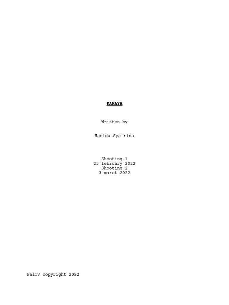 Kanaya Shooting 2 Fix Shooting | PDF