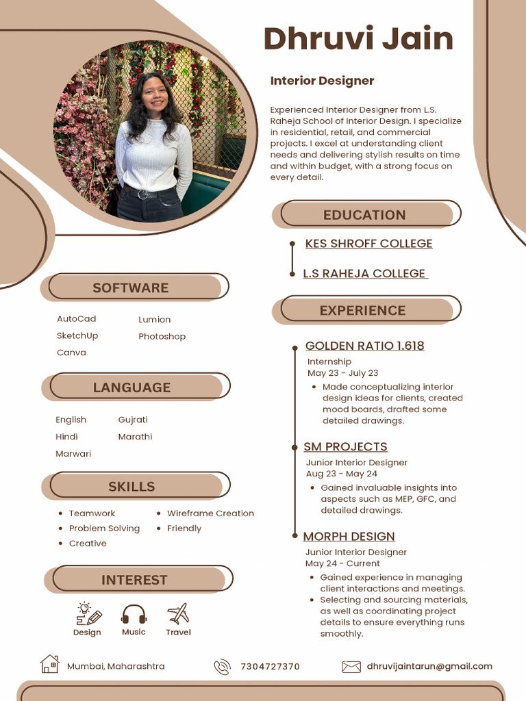 Dhruvi Jain CV | PDF
