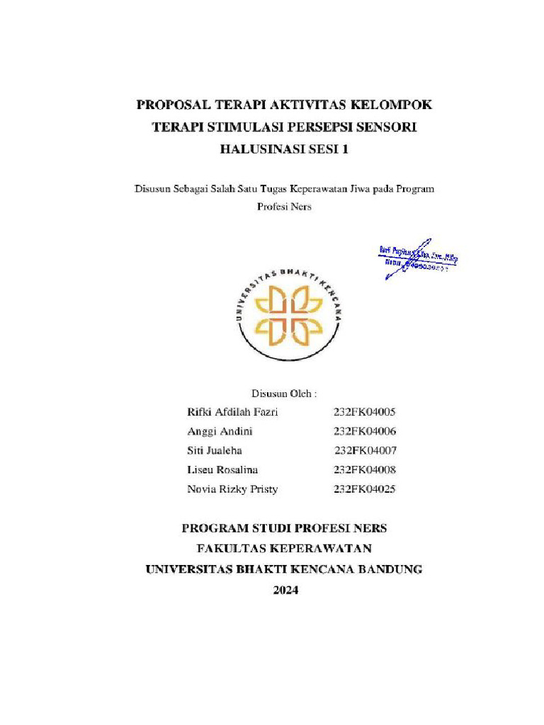 Tak Kelompok 3 Ubk Halusinasi (Done) | PDF