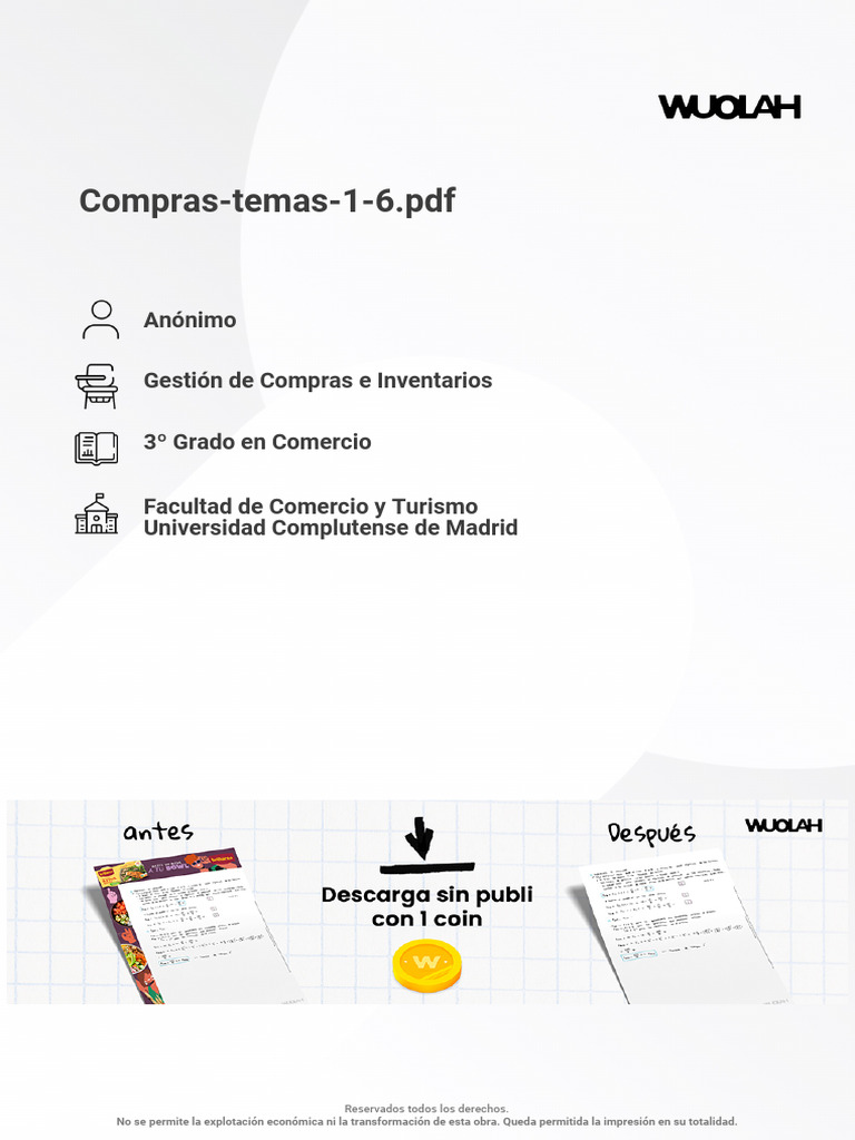 Compras-Temas-1-6 TEORÍA | PDF