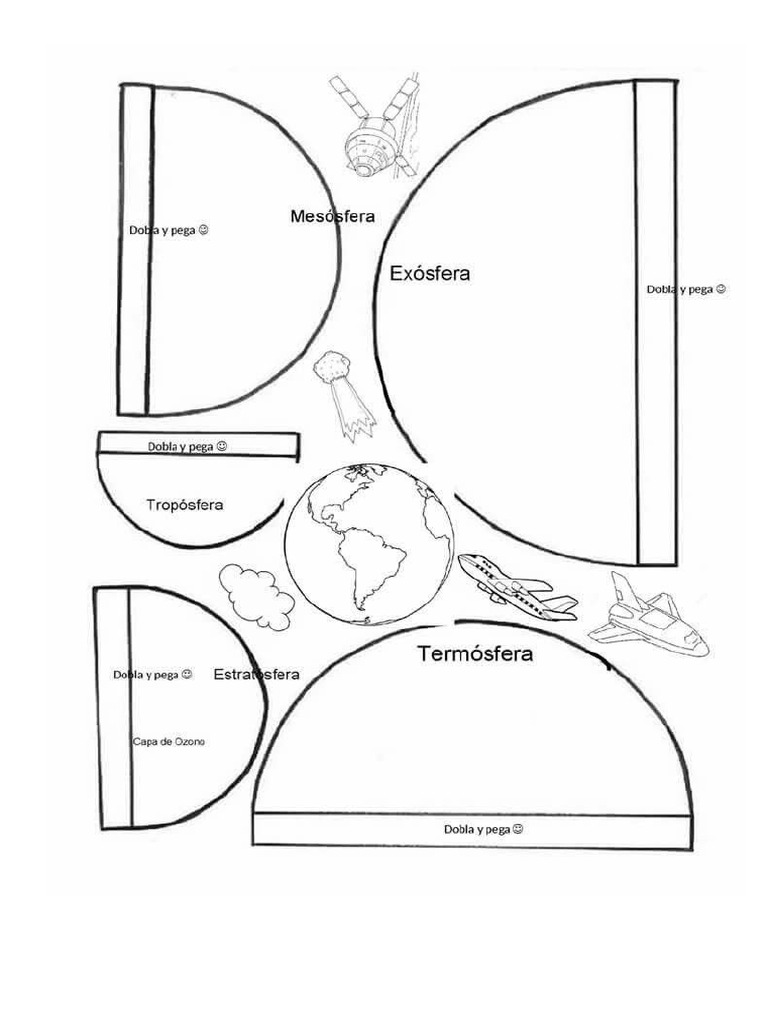 Capas de La Atmosfera Imprimible | PDF