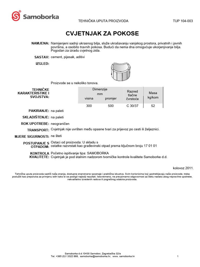 TUP - Cvjetnjak Za Pokose - Cvjetni Zid | PDF