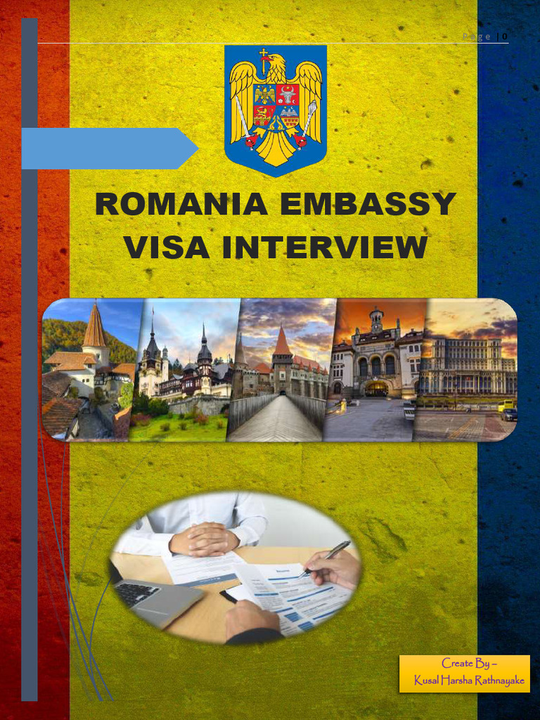 Visa Interview Guide For Romania by V2 | PDF