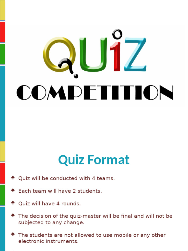 Quiz Rules | PDF