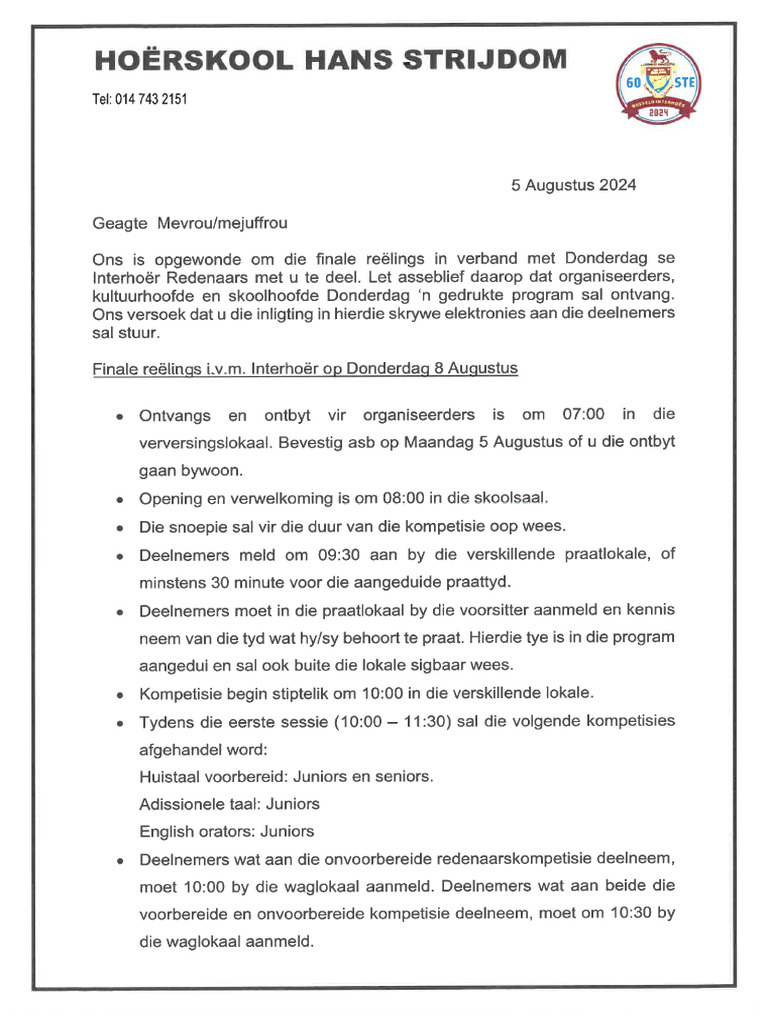 Interhoër Redenaars | PDF