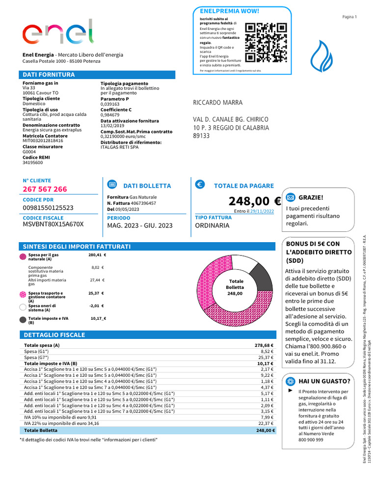 Bolletta | PDF