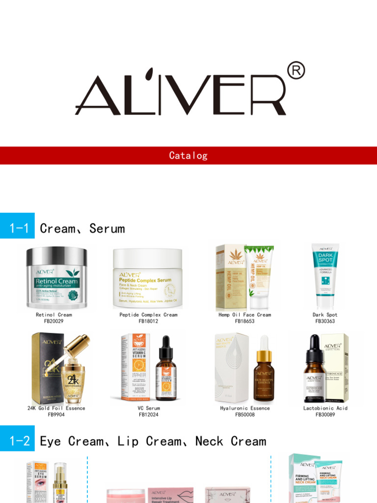 ALIVER Catalog Update | PDF