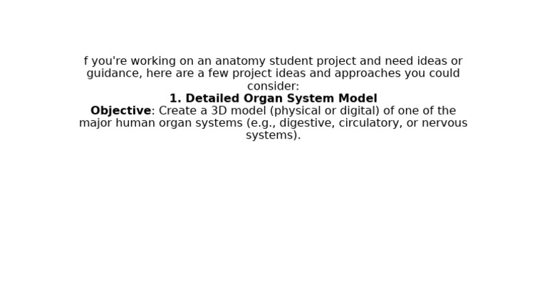 Project Anatomy1 | PDF