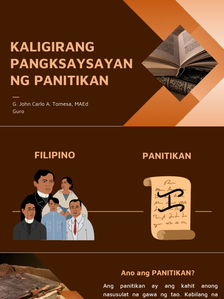 FilPan030 - Kaligirang Pangkasaysayan NG Panitikan | PDF