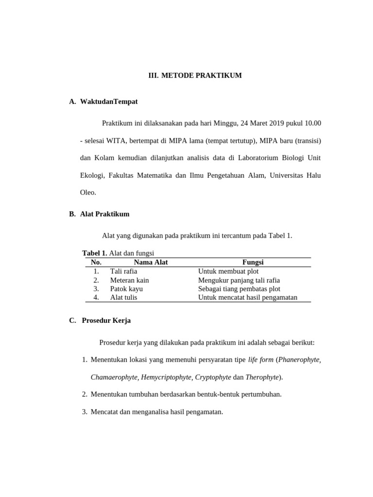 Metode Praktikum Spectrum[1] | PDF