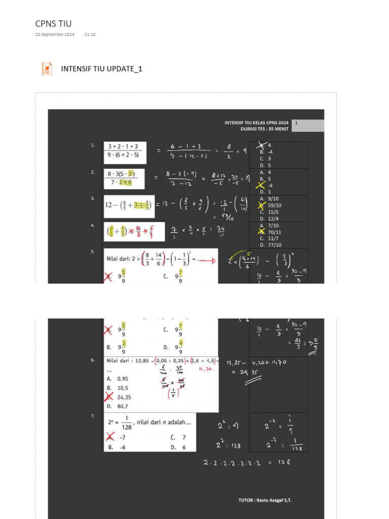 Notes Tiu 1 23-9-2024 | PDF