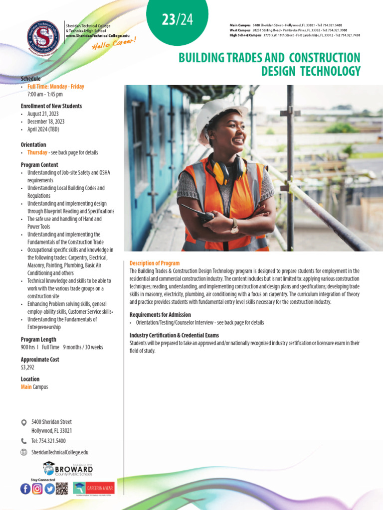 Building Trades and Construction | PDF | Tuition Payments | Schools