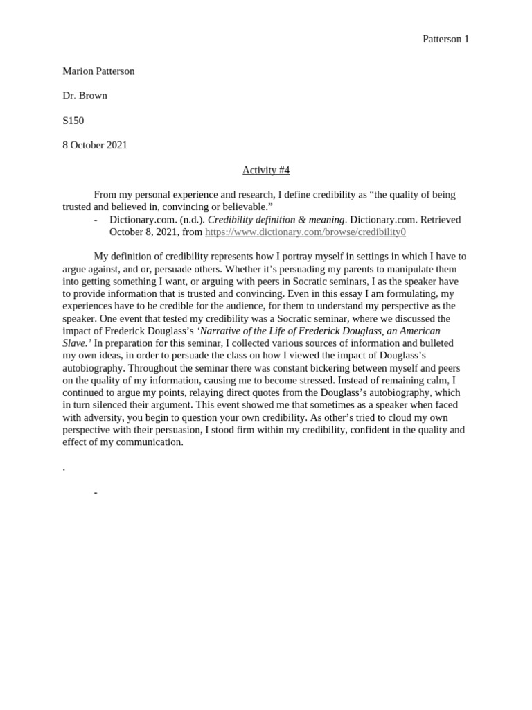 Activity 4 - Speech Communication | PDF