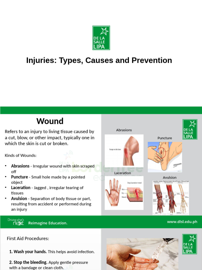 Injuries and First Aid Procedures (Part 1) | PDF
