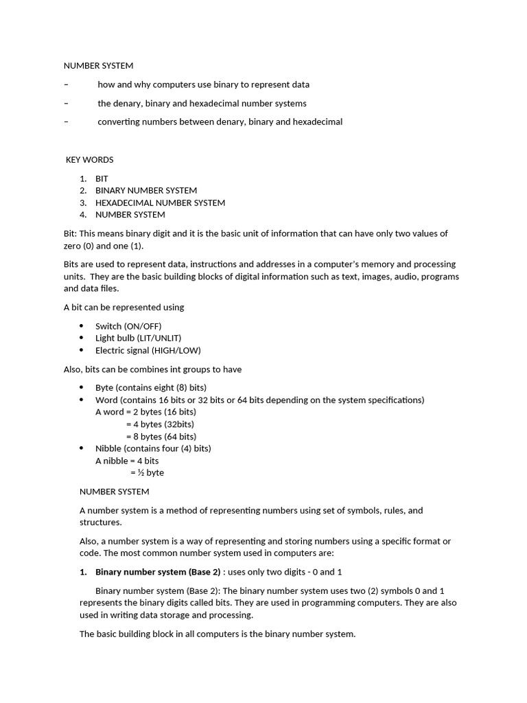 Number System | PDF
