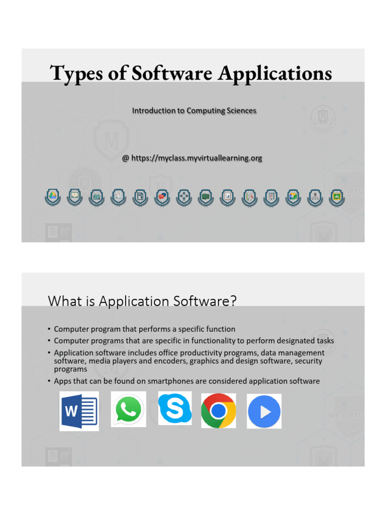 Typesof Software Applications | PDF