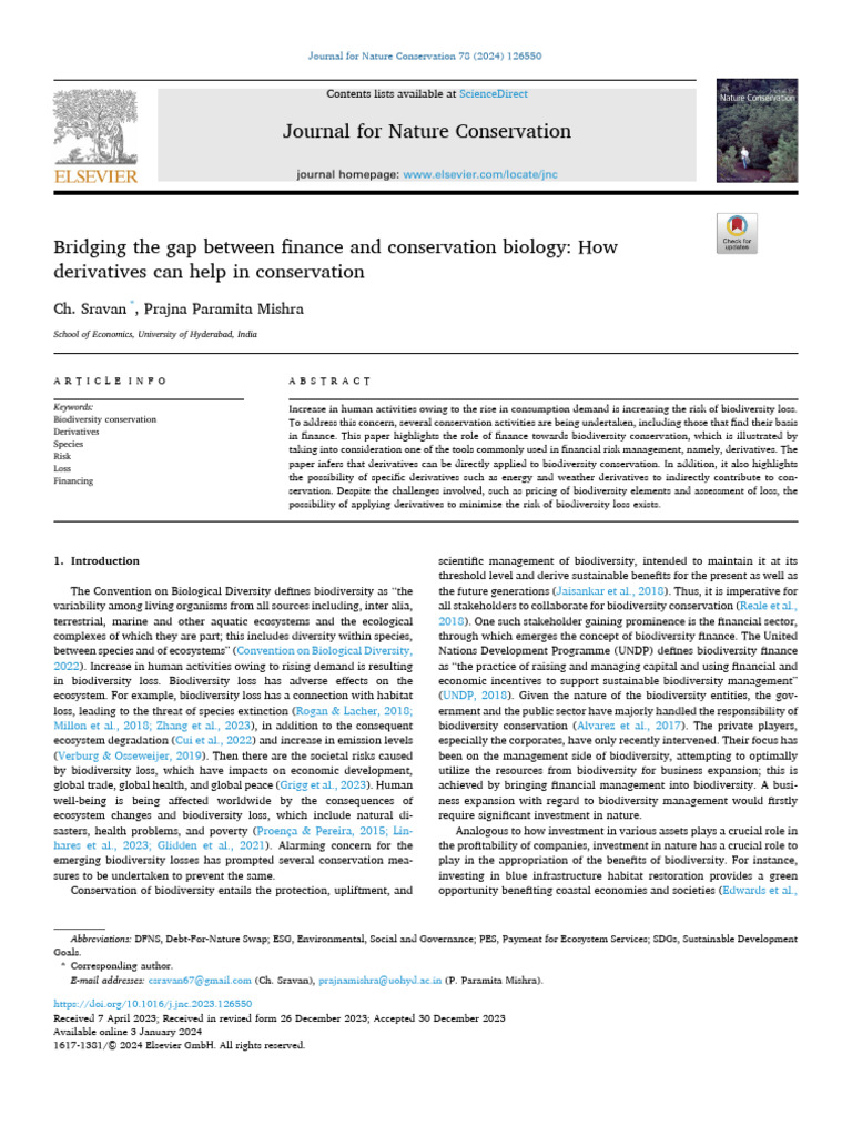 Sravan & Mishra (2024) - Bridging The Gap Between Finance and ...