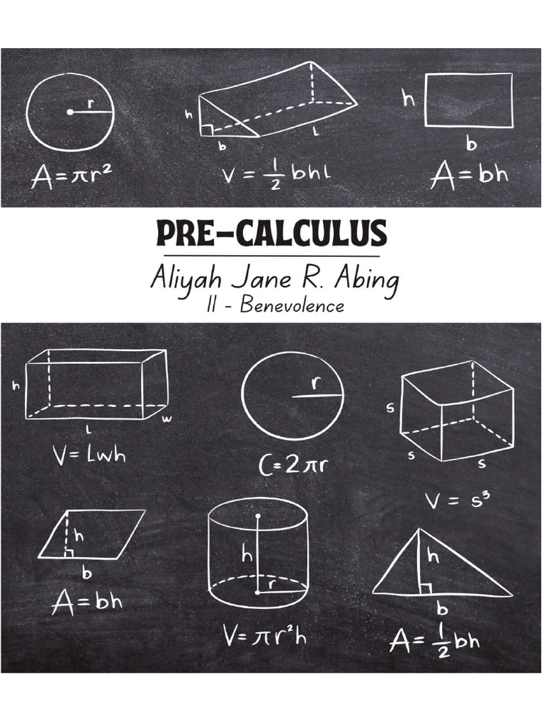 Pre Calculus Cover | PDF