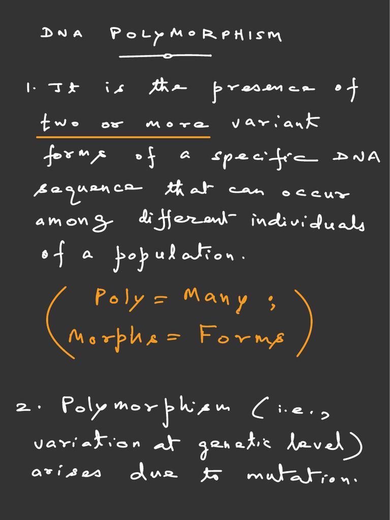 Dna Polymorphism and Dna Fingerprinting | PDF