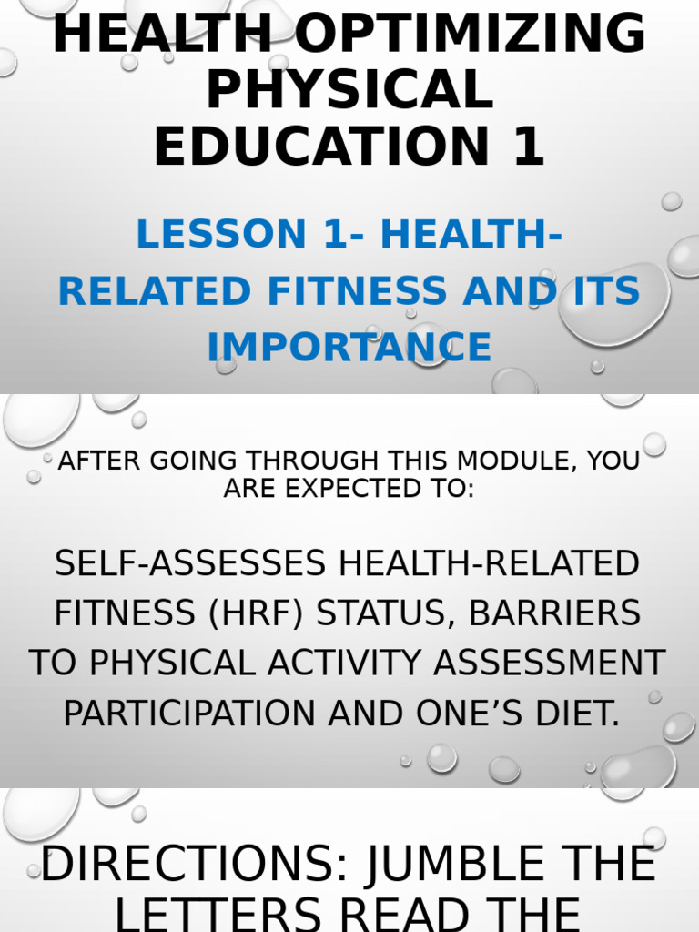 HOPE-1-LESSON-1 | PDF