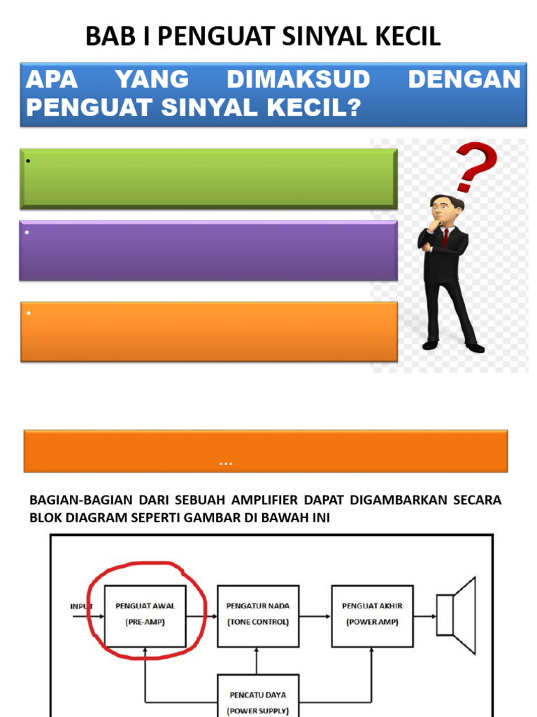 Bab 1 Penguat Sinyal Kecil | PDF