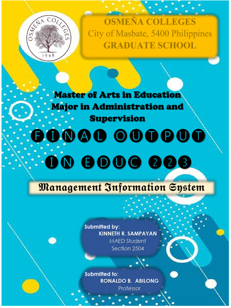 Mis Research and Output Kinneth | PDF