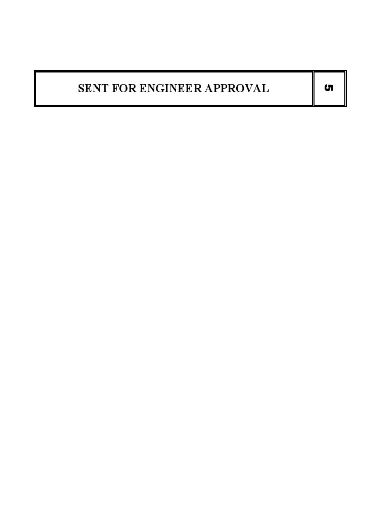 Engineer Approval Request Document | PDF
