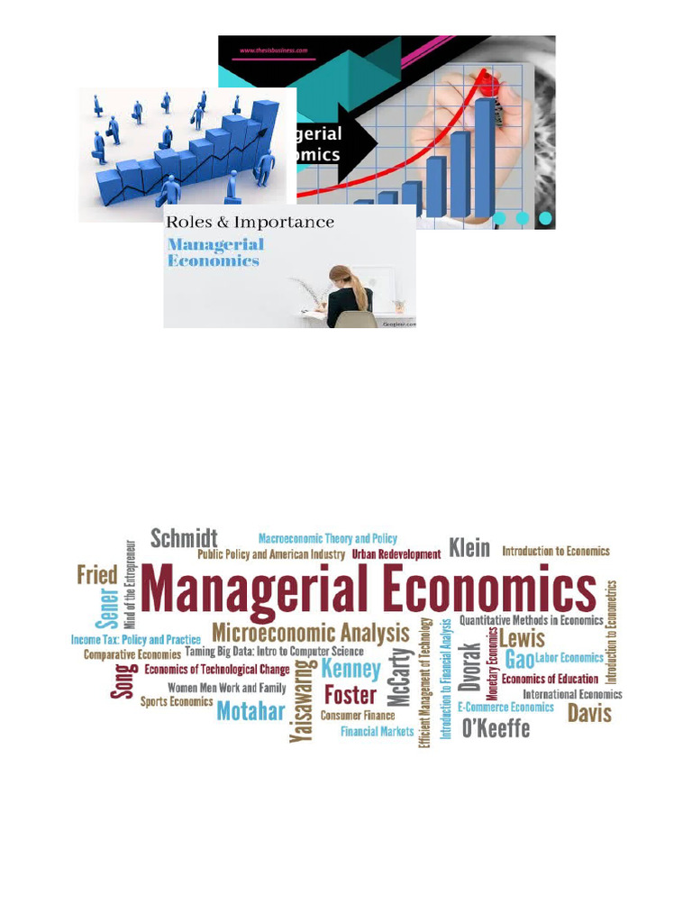 Managerial Economics Photos | PDF