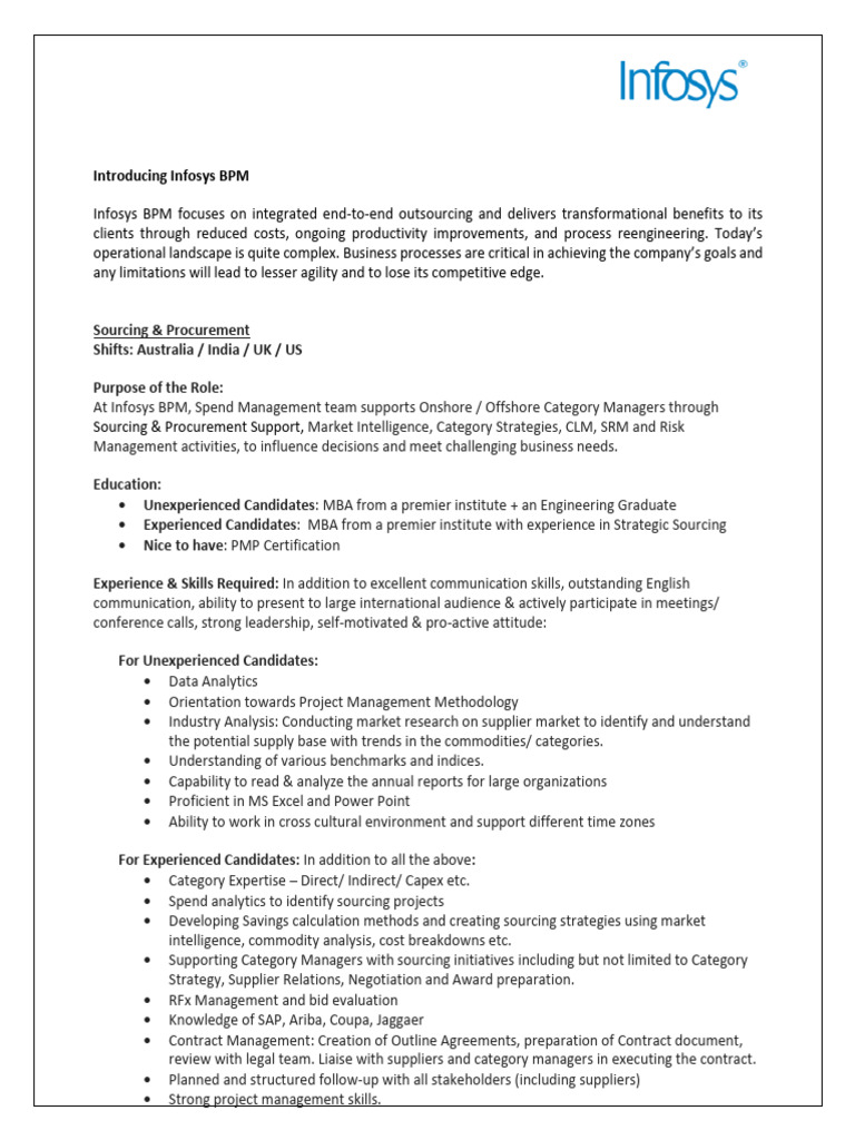 JD-Sourcing & Procurement | PDF