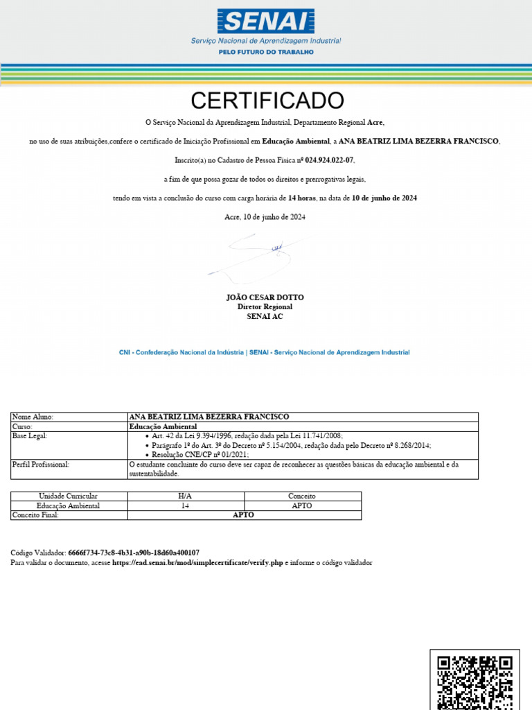 Certificado 1 | PDF