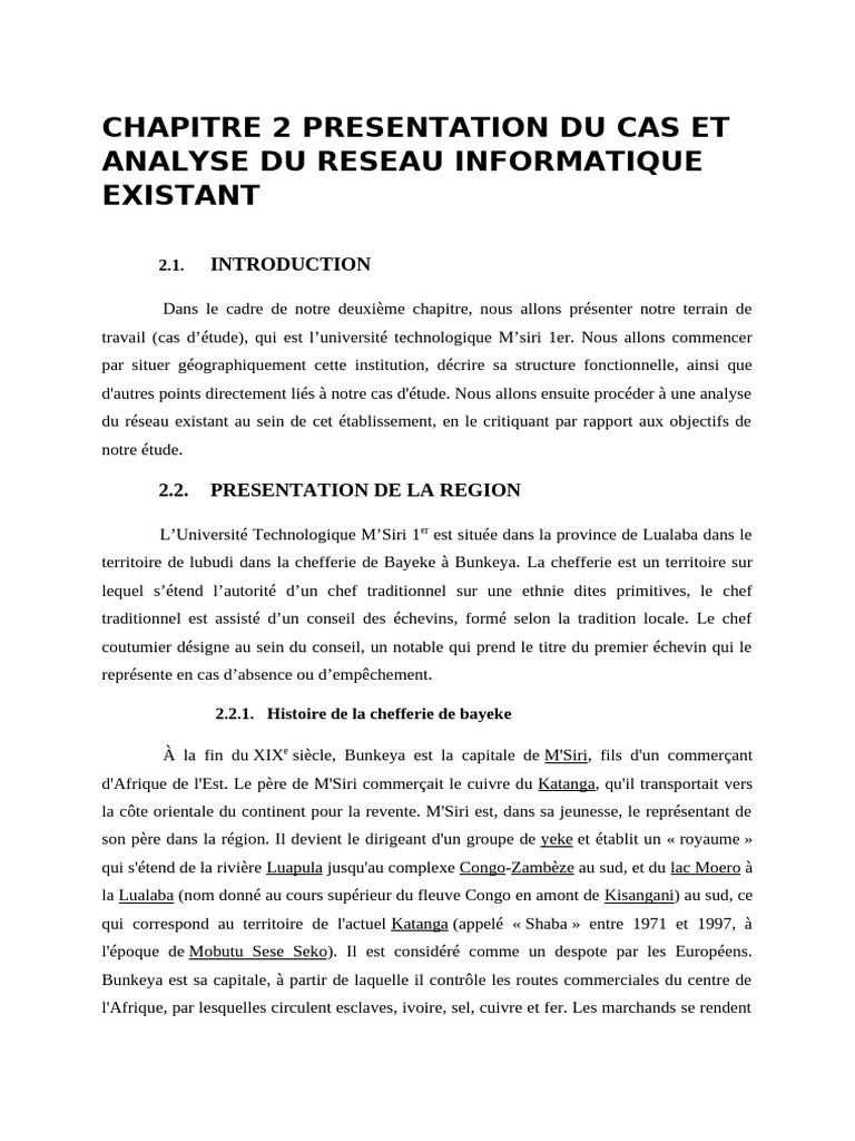 CHAPITRE 2 Cledia Lumbwe LNG | PDF