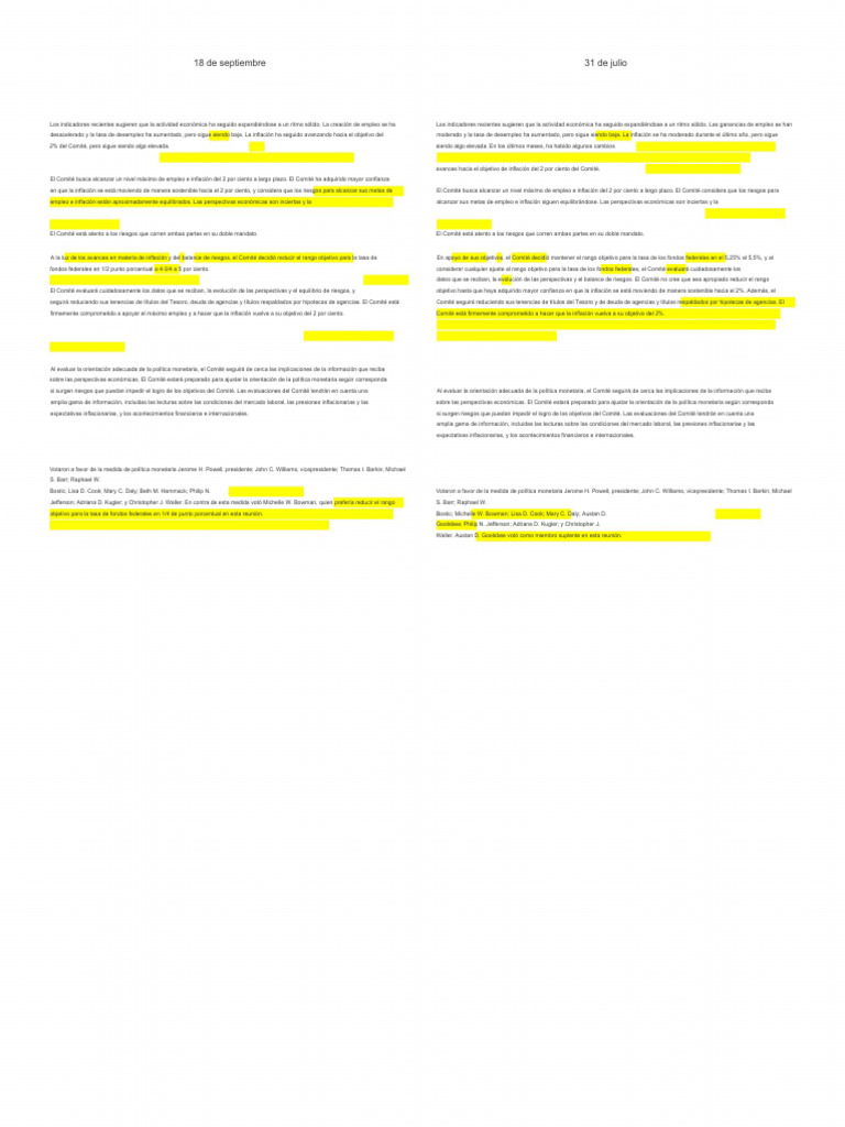 Minutas Federal Reserve | PDF