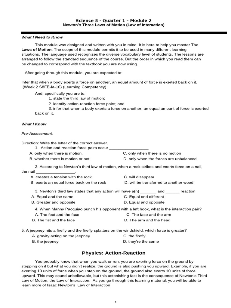 Science 8 Q1 Wk2 Final | PDF