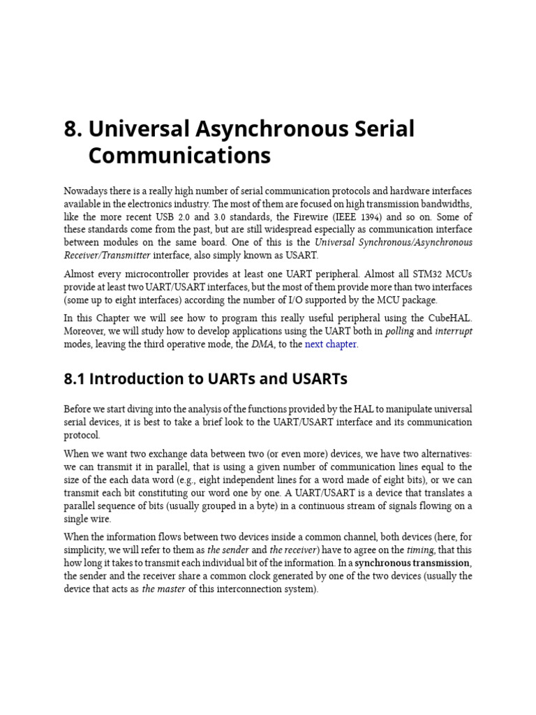 USART | PDF