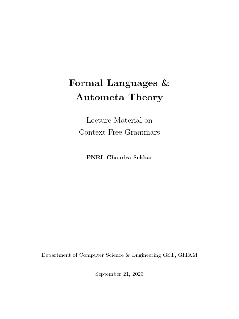 Context_Free_Grammars (1) | PDF Context_Free_Grammars (1) | PDF