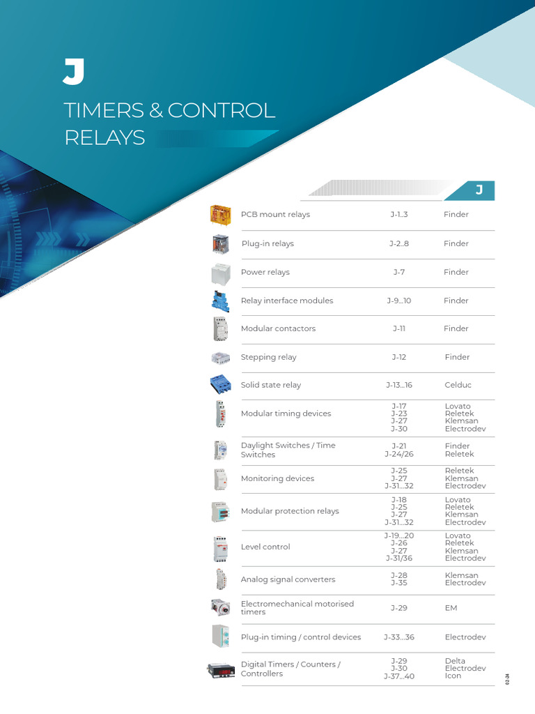 2022-23-J-Timers _ control relays | PDF