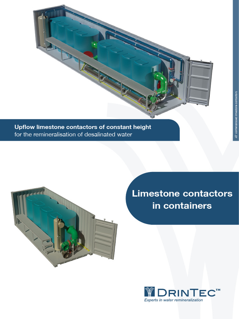 Drintec Limestone Contactors in Containers | PDF