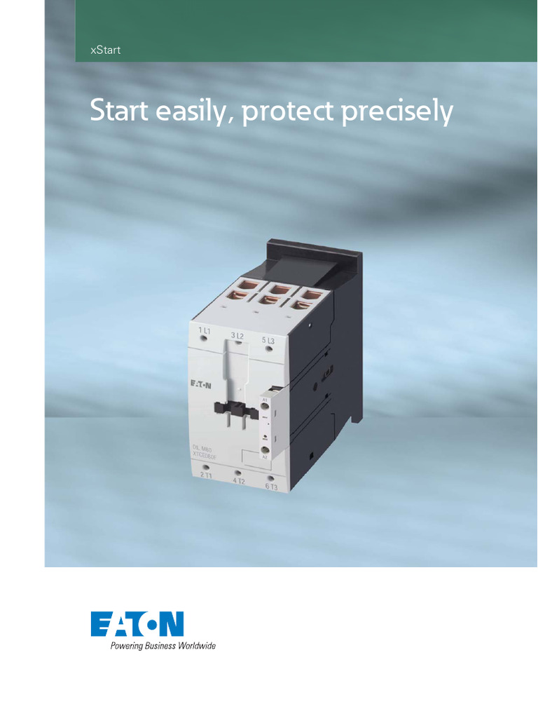 Eaton Power Contractors X Start Catalogs en | PDF