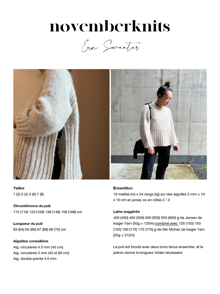 Eun Sweater FRANCAIS | PDF