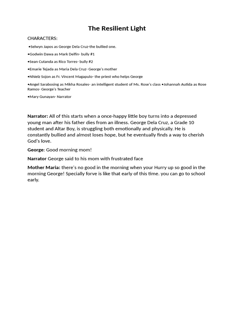 The Resilient Light | PDF