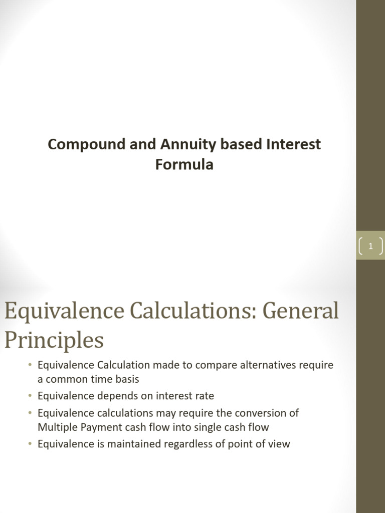 3 Ad 4 Compound & Annuity Interest Formula | PDF