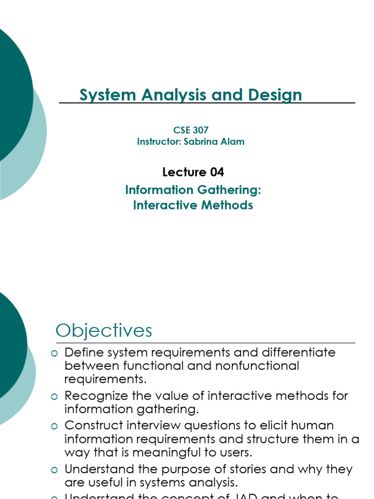 Lecture 04 CSE 307 | PDF