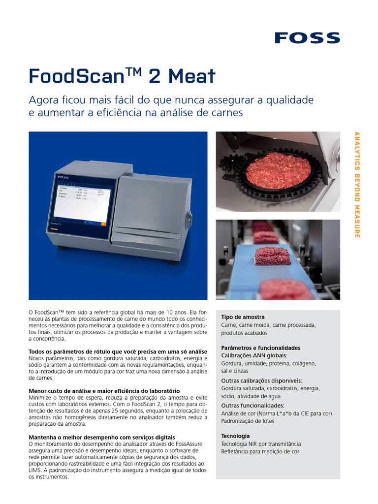 FoodScan 2 Meat One Pager - BR | PDF
