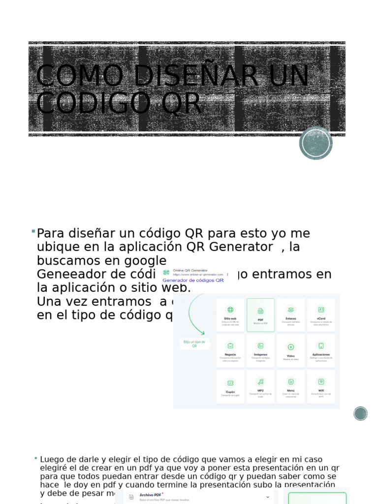 Como Diseñar Un Codigo QR | PDF | Tecnología